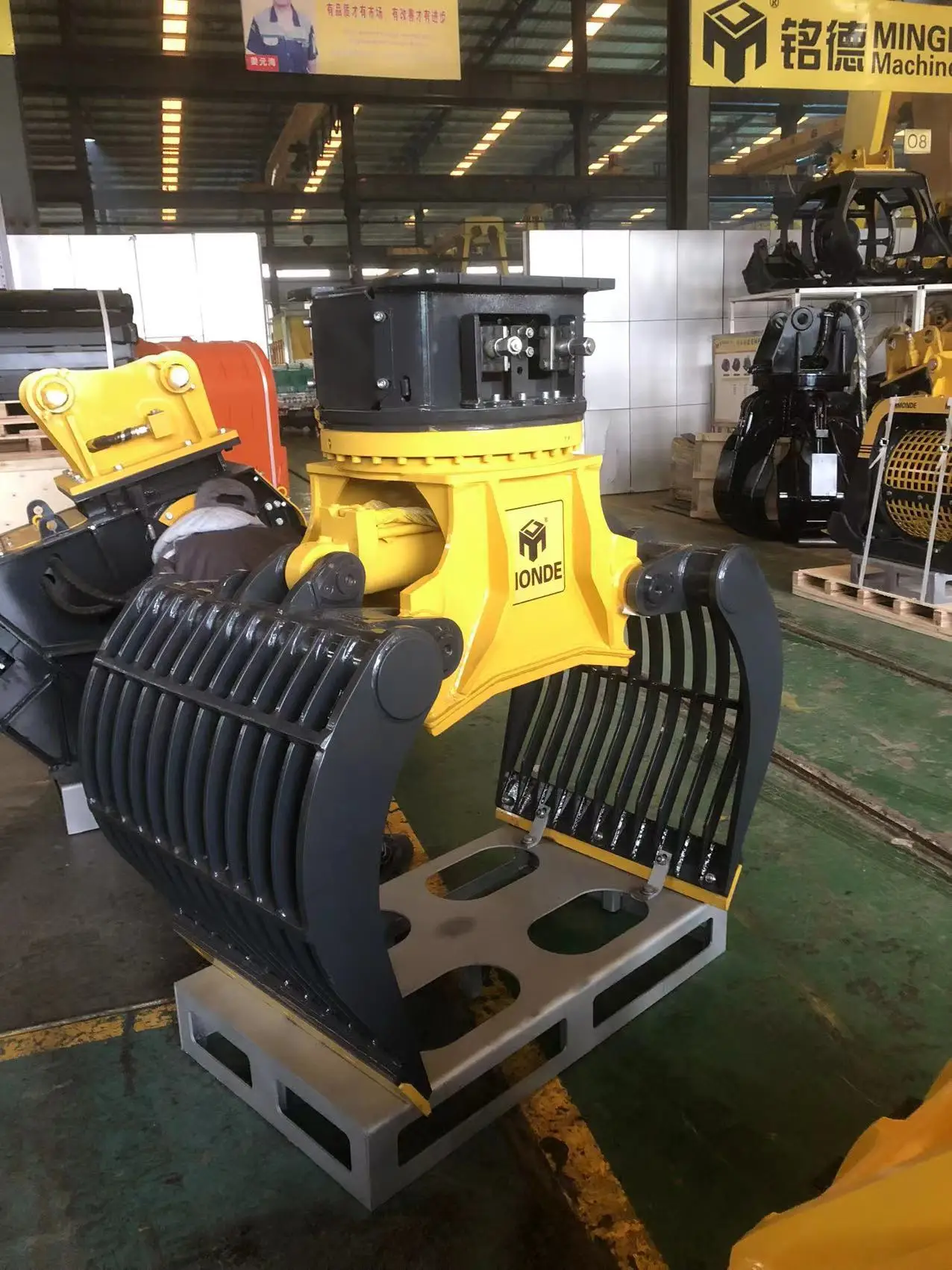 MONDE Construction Waste Stone Moving Demolition Sorting Grapple ...