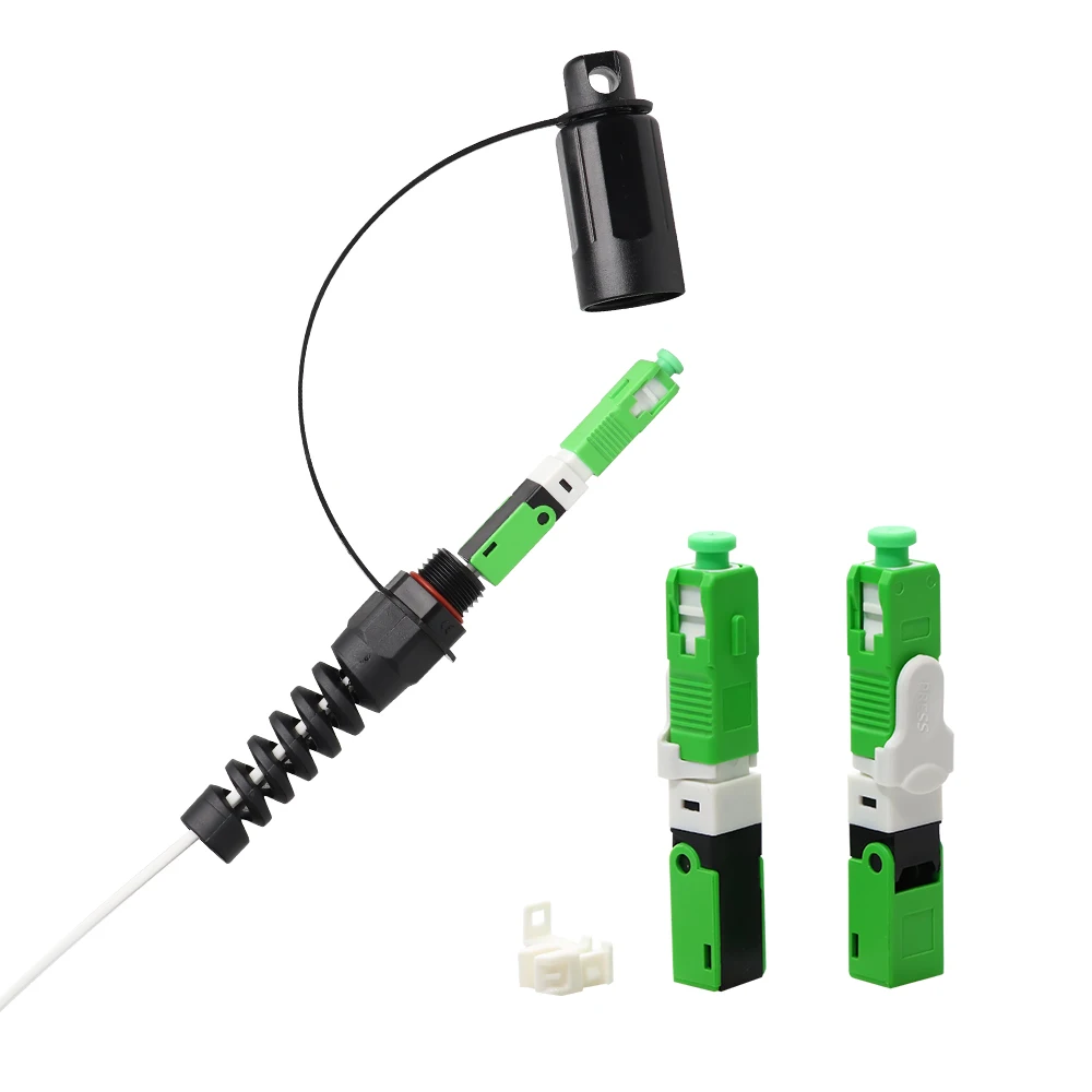 Sc/apc Field Mount Reinforced Optical Conector Hardened Corning Optitap ...