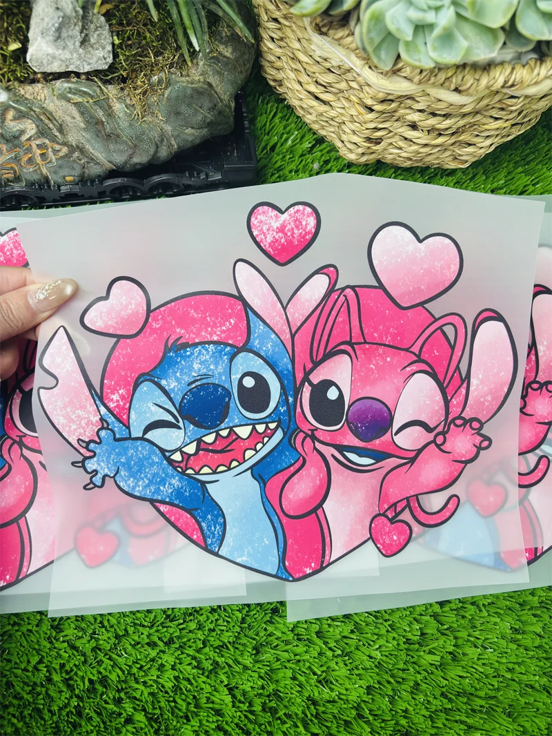 Stitch Heat Transfer Stickers Custom logo Stickers Printing Dtf ...