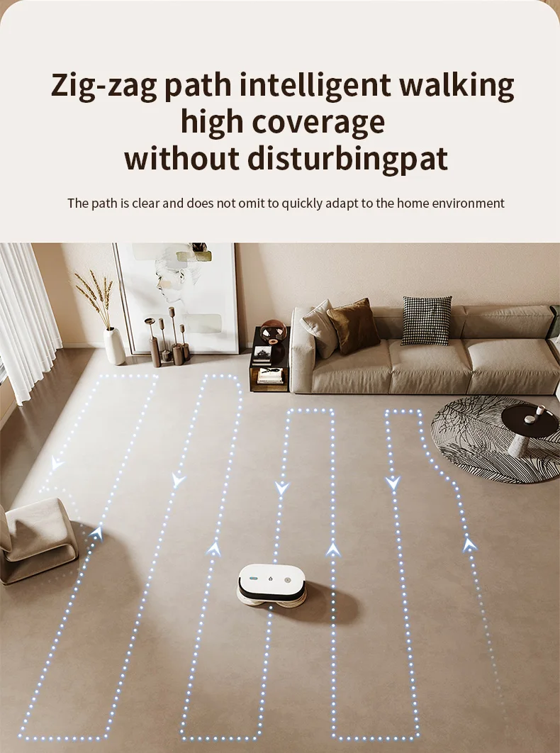 Intelligent Silent Mopping Robot Household Fully Automatic Wiping Low Noise Cleaning Dust And