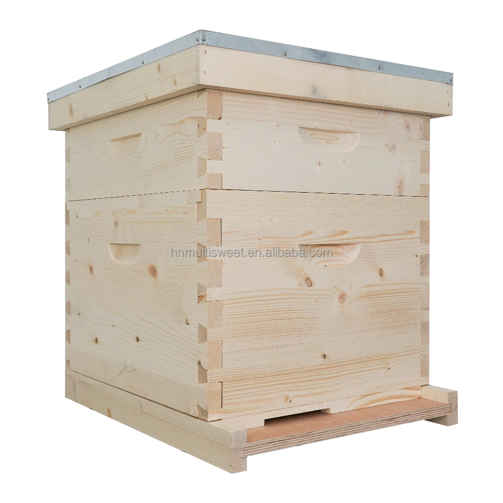 Dadant Beehive - Premium Wood Bee Box for Honey Production
