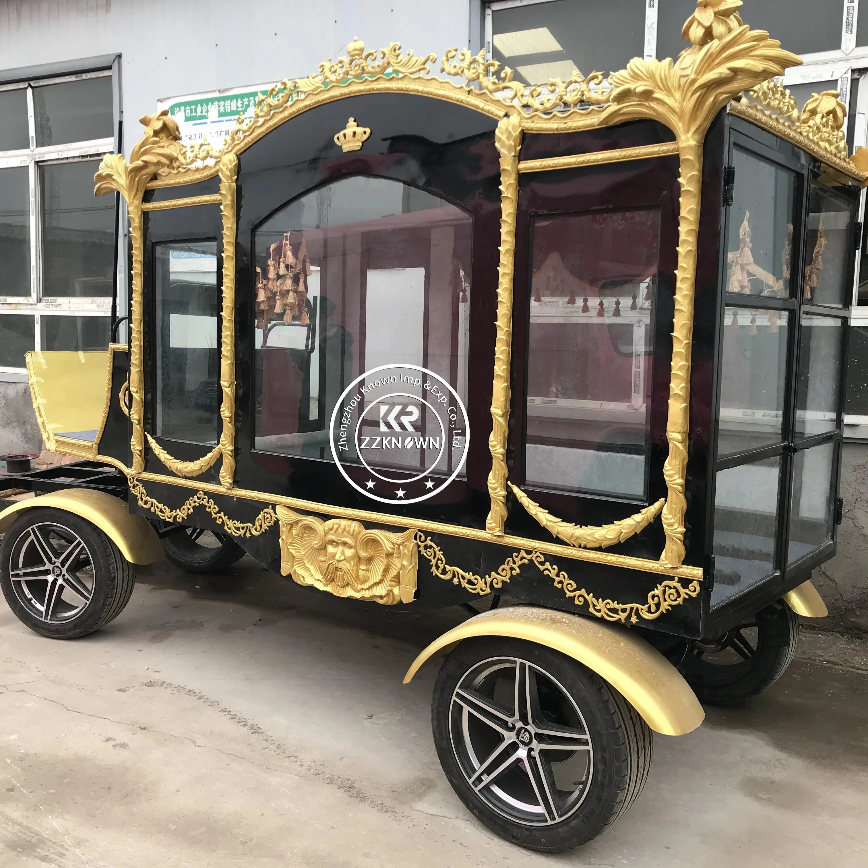 New Horse Drawn Funeral Hearse Customized Top Quality Funeral Horse ...