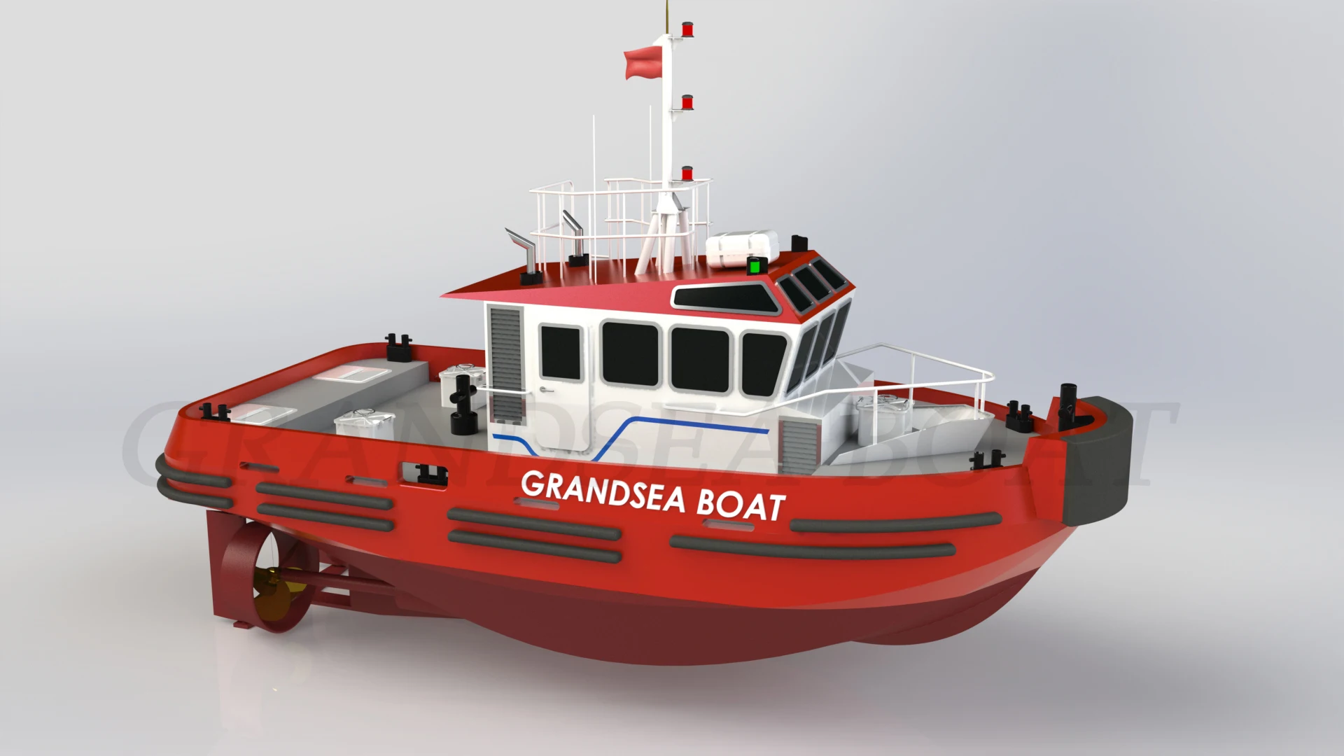 12m Aluminium Tug Boat for Sale in Malaysia - HD-1200T