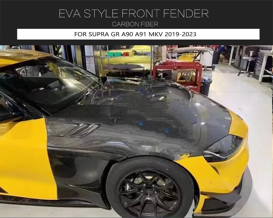 Carbon Fiber EVA Style Front Fender Fit for Toyota Supra GR A90 A91 MKV ...