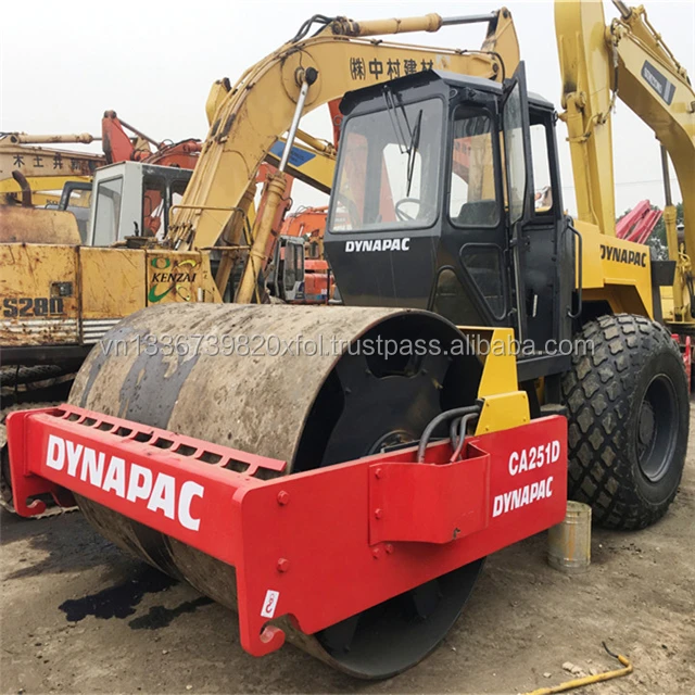 12 Ton Roller Dynapac Ca30d Ca25 Used Vibrator Road Rollers Compactor ...