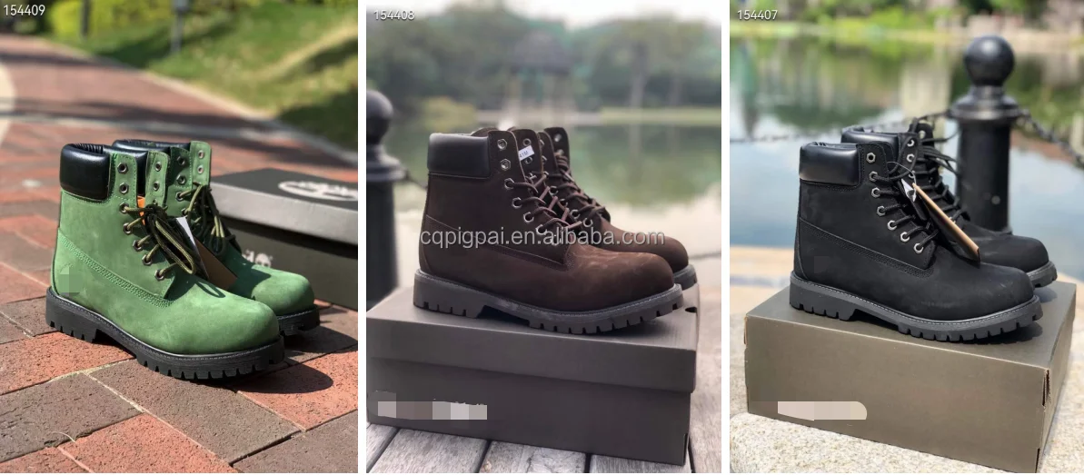 Men's Cheap Timberlands Premium Leather 6-inch All-season Woking Style ...