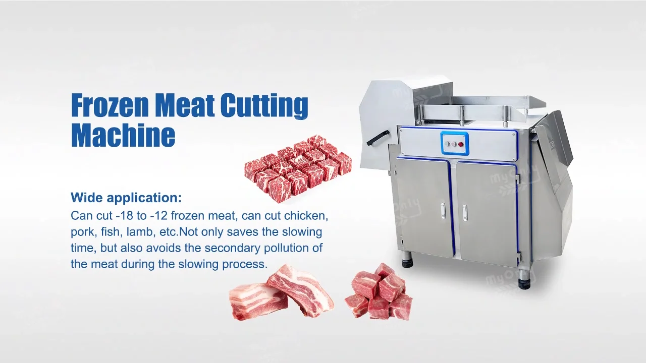 My Commercial Beef Pork Meat Dicer Cube Cut Machine Frozen Duck Chicken ...