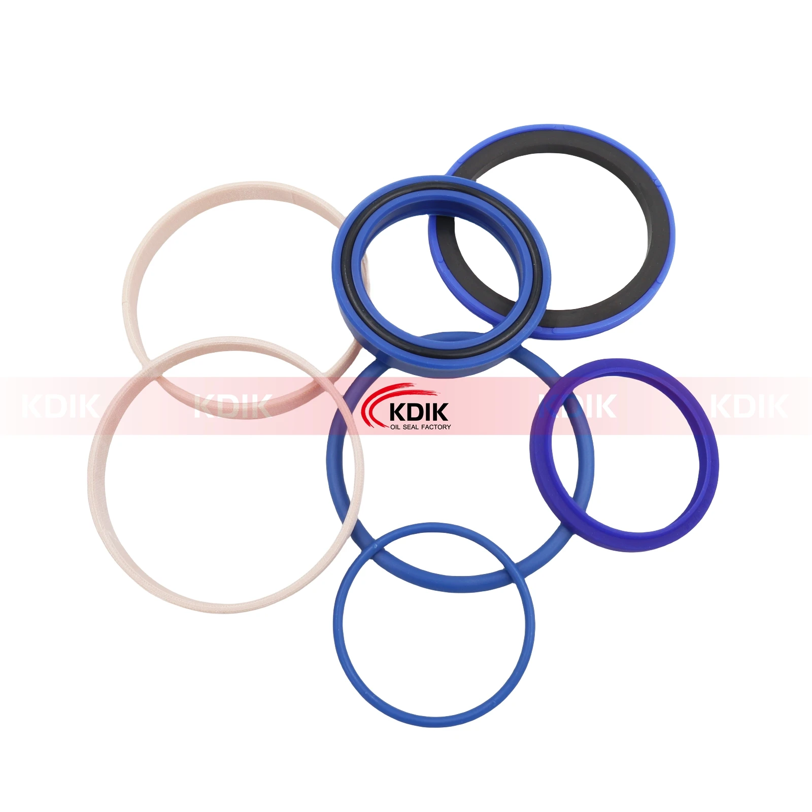 Kdik Oil Seal Factory Hydraulic Cylinder Kit Backhoe Excavator Repair ...