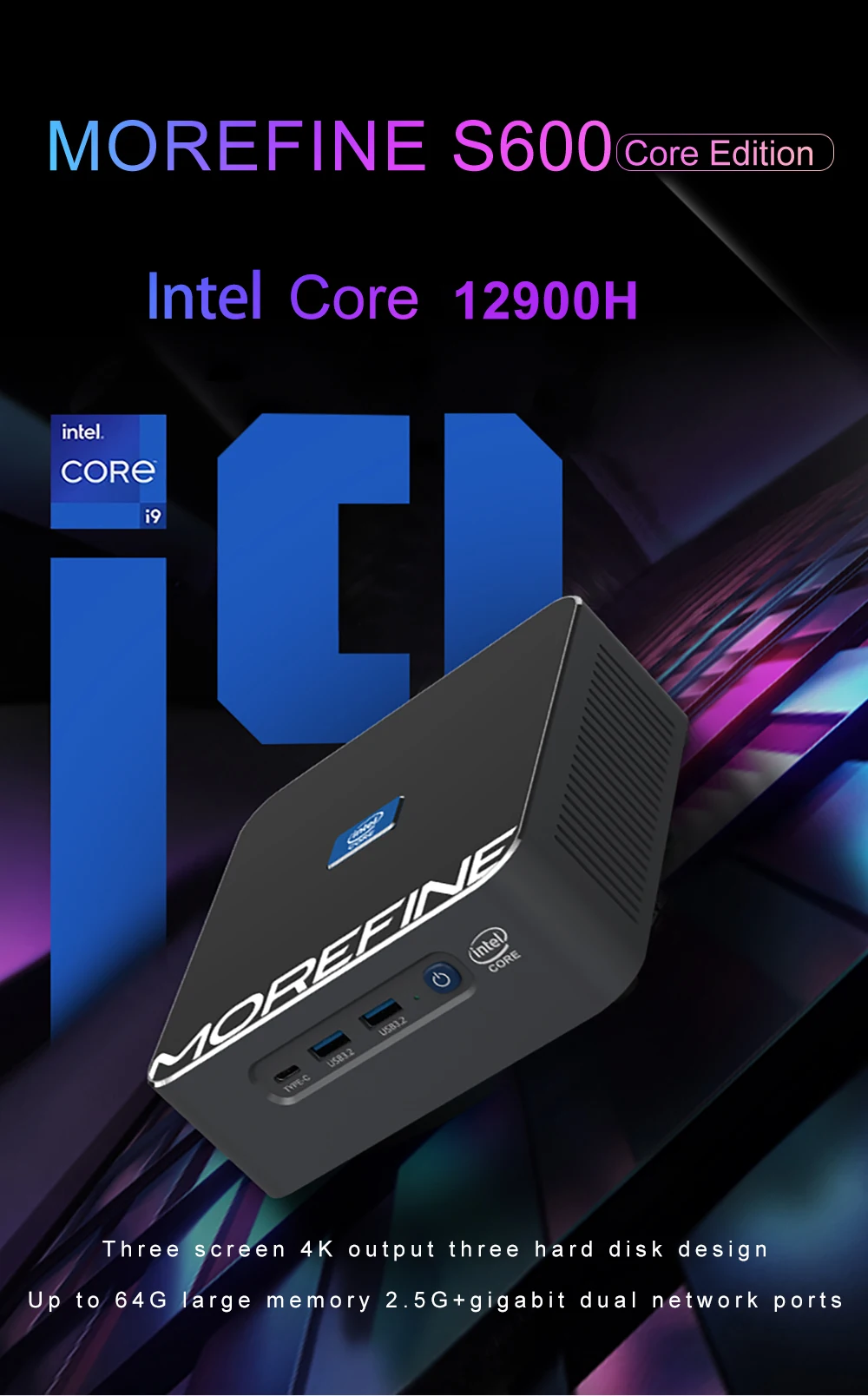 12th Gen Intel Core I9 12900HK Mini PC - 14 Core Gaming Power