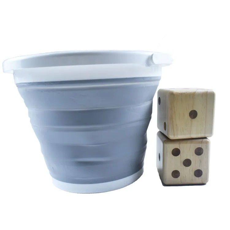 Giant Yard Dice Game Set With Collapsible Bucket - Buy Yard Dice Set ...