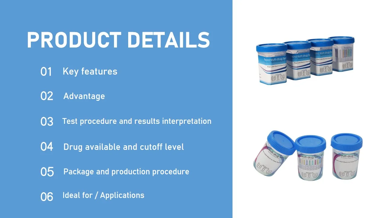 Multi-drugs Panels Test Cup Include Amphetamine,Barbiturates,Benzo ...
