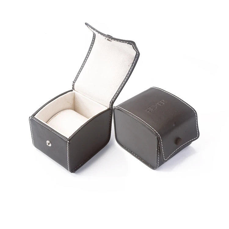 Luxury Custom Logo Black Orange Watch Boxes - Charming Packing