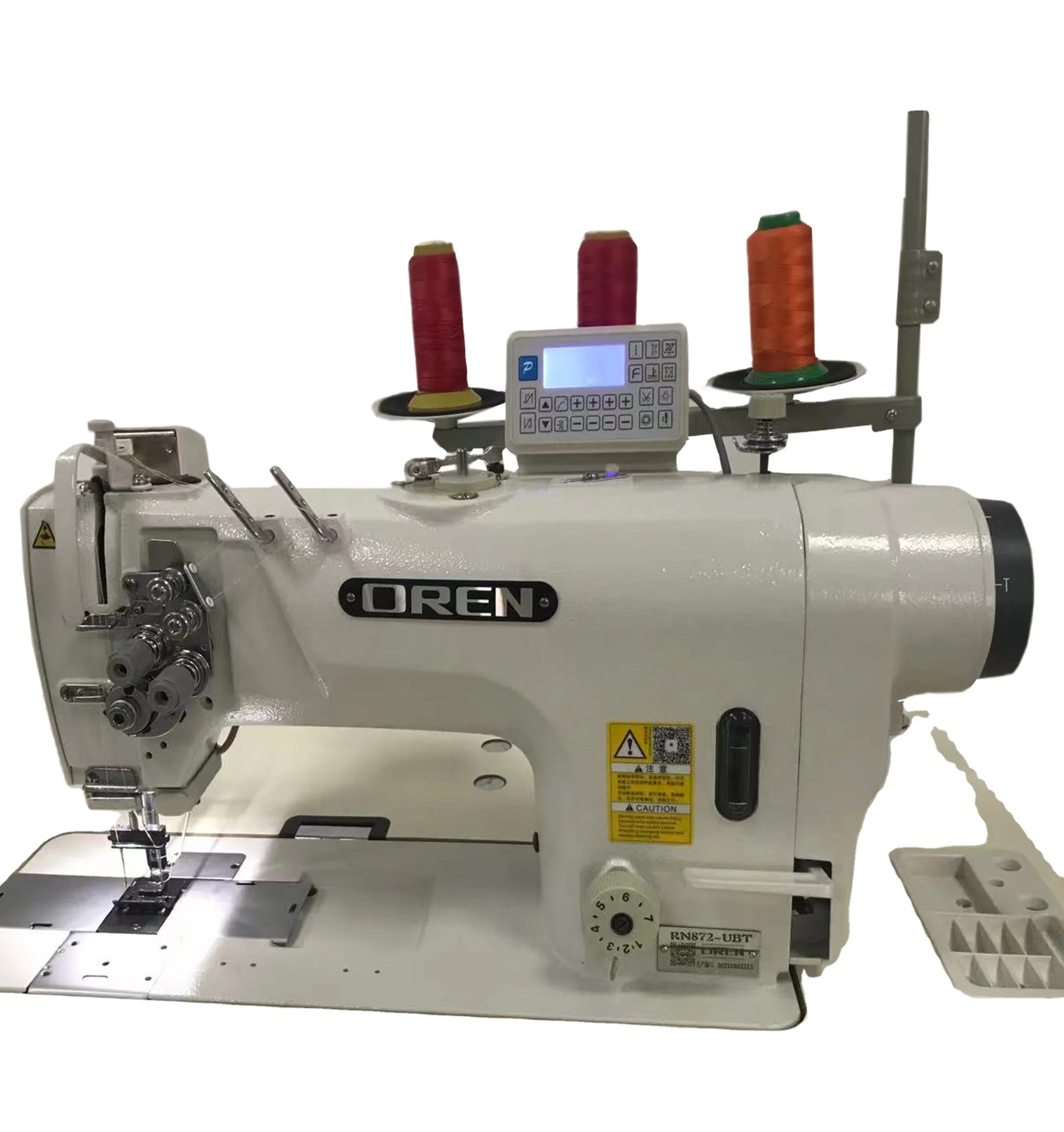 Computer double needle sewing machine Thin fabric sewing machine RN872 ...