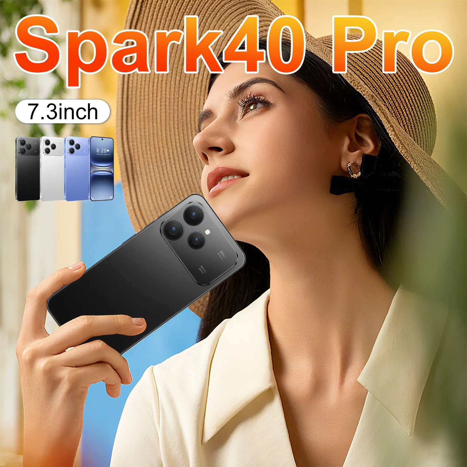 Ultra-Clear 108MP+72MP Dual-Camera Mobile Phone with , 16GB+1TB & 7 ...
