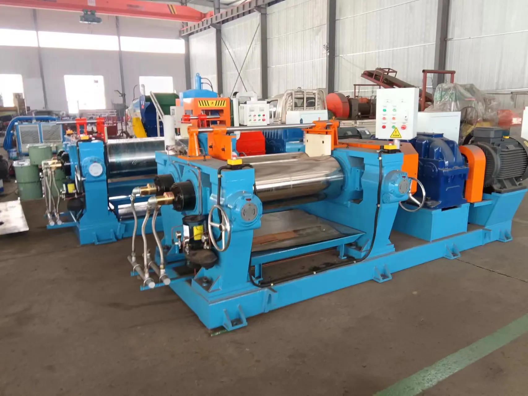 High Quality Two Roll Rubber Mixing Mill Two Rubber Roll Mill XK-450| Alibaba.com