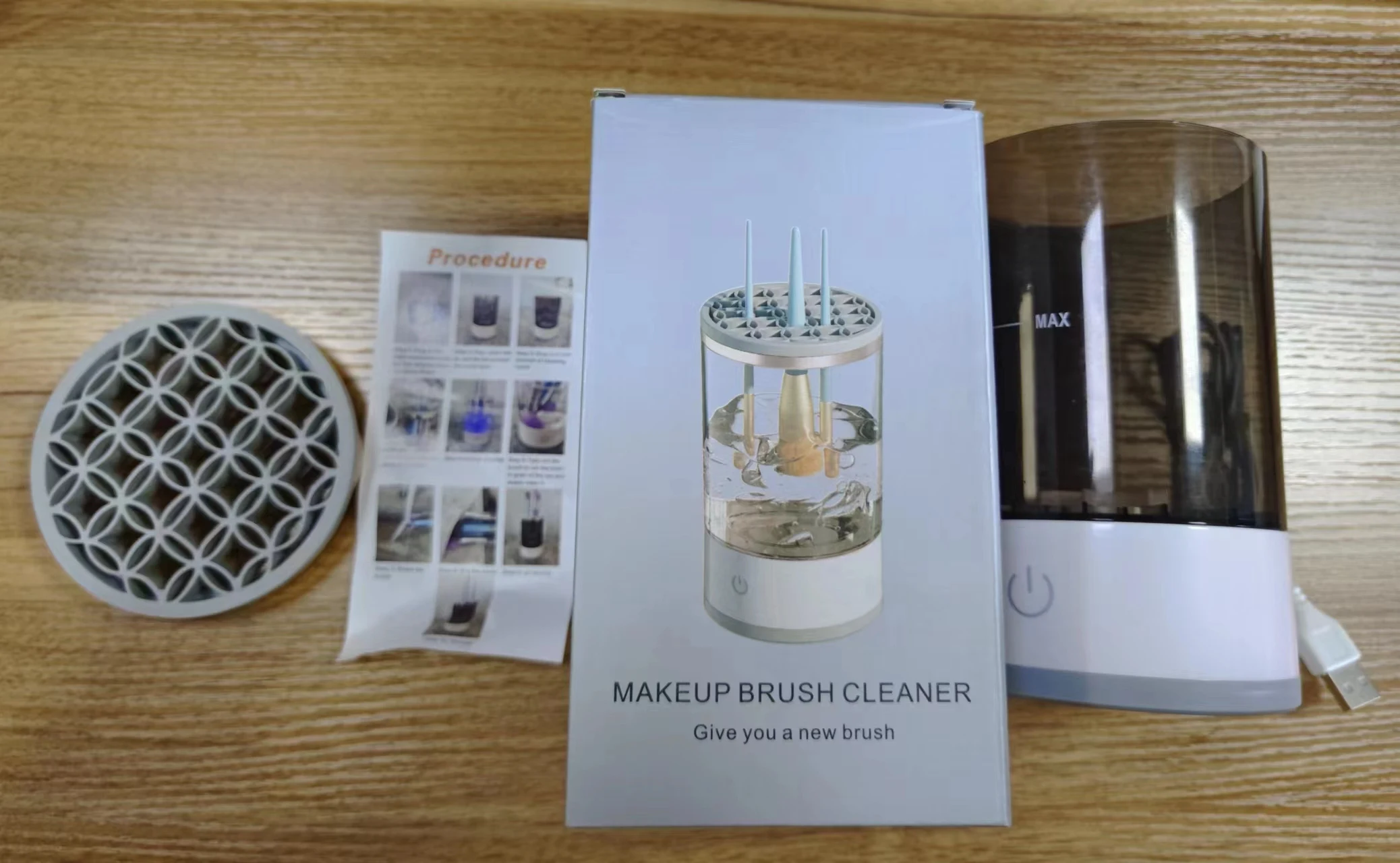 Fast Instant Electric Brush Cleaner Machine Automatic Brush Cleaner ...