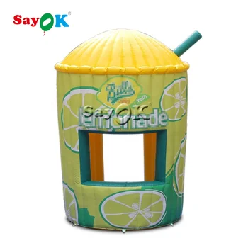 Lemon Booth Inflatable Lemonade Stand Tent With Hands Advertising ...