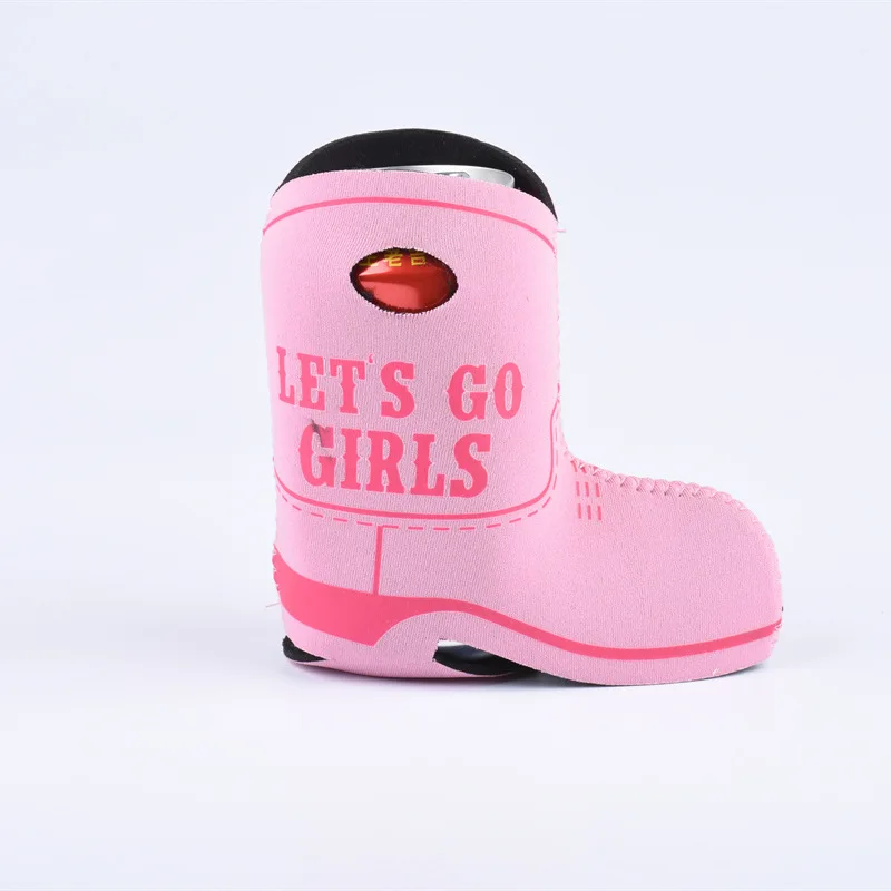 Custom Logo Printed Personalized Promotional Shoe Boot Shaped Pink ...
