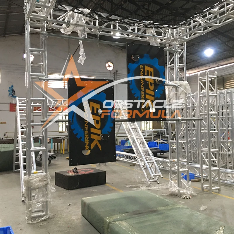 Indoor Kids Ninja Warrior Obstacle Course Inflatable Soft Play Area ...