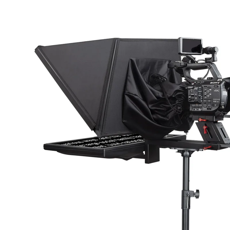 Desview 17" Inclined Professional Studio Broadcast Teleprompter For ...