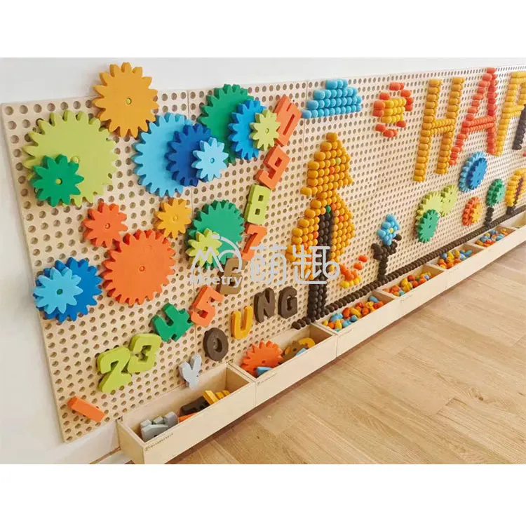 Moetry Custom Design Kids STEM Wall Game - Building Panels