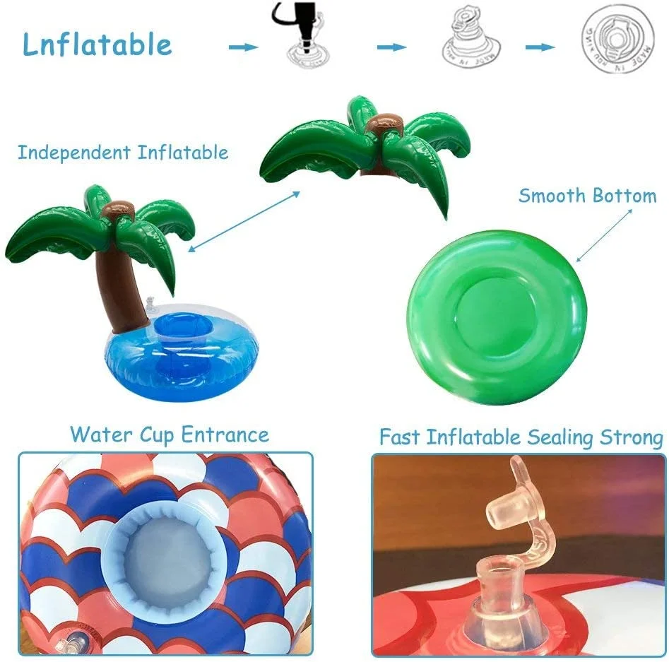 Inflatable Cup Holder - Perfect for Pool Parties & More