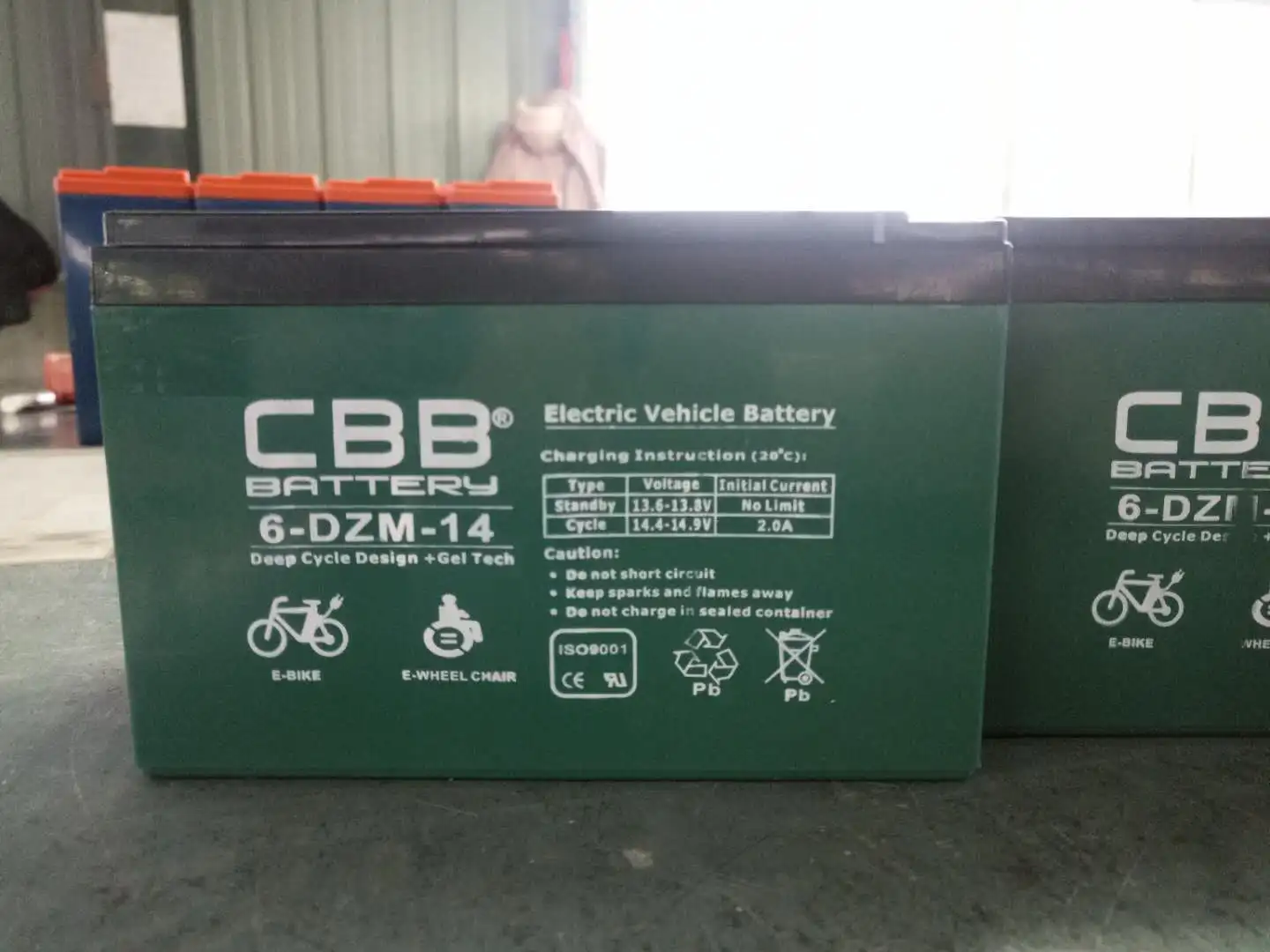 Electric Bike Battery 6-dzm-14 (12v14ah) For Scooter - Buy Electric ...