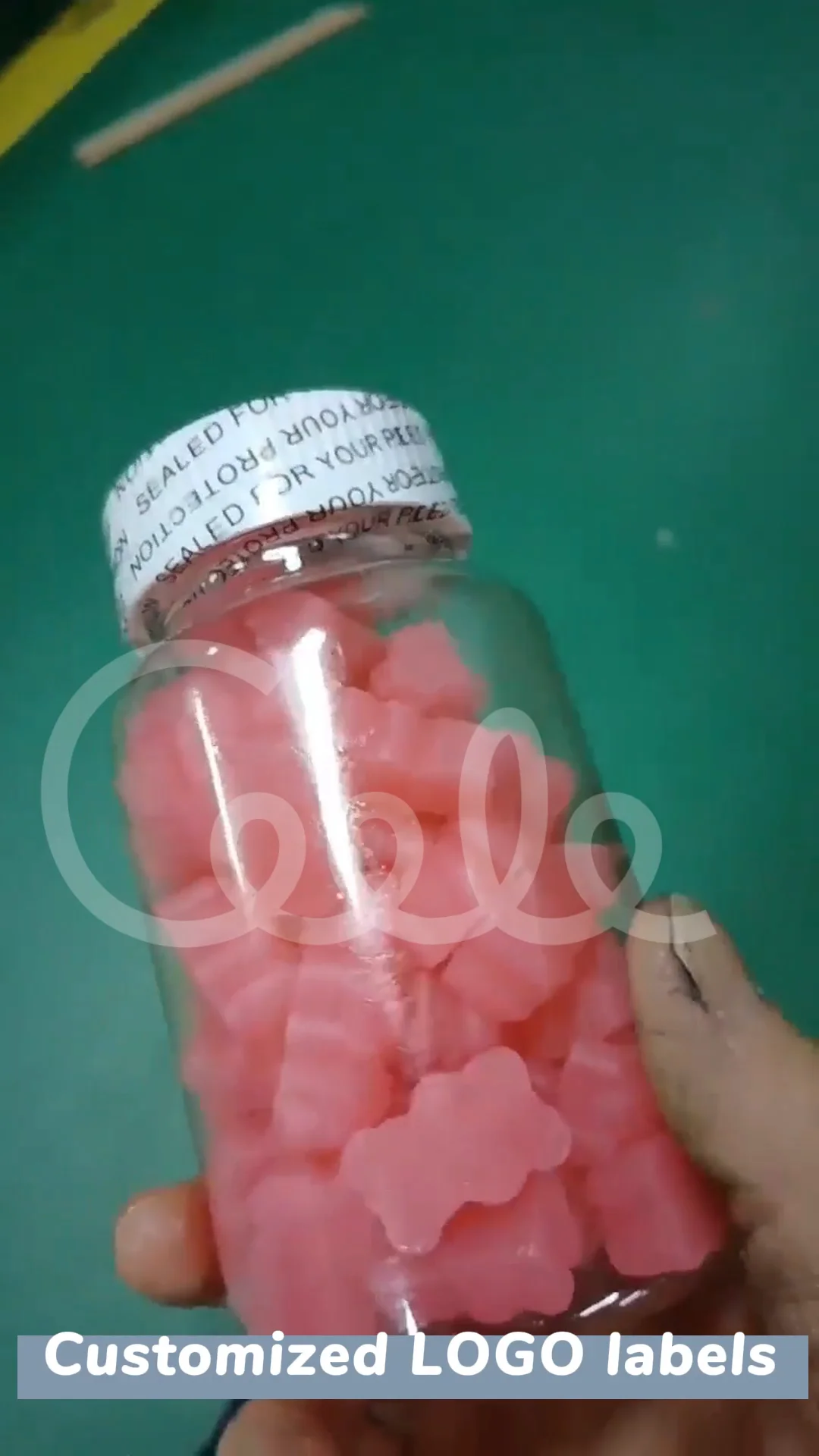 Customized Pre Workout Supplement Creatine Monohydrate Gummy Infused ...