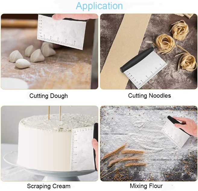 Stainless Steel Flour Scraper - Buy Flour Scraper Dough Scraper Cream ...