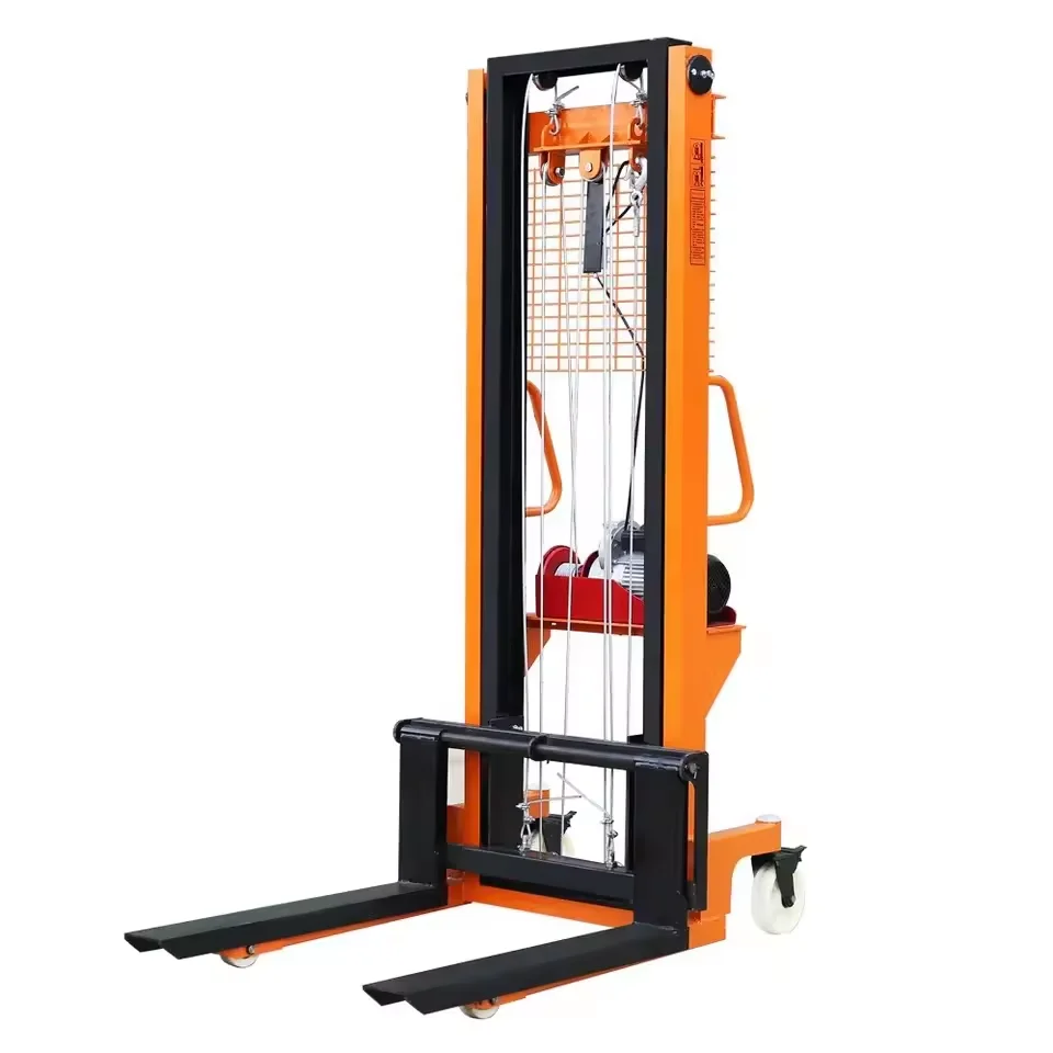 Lifting Hydraulic Hand Stacker Hand Forklift Pallet Stacker Manual ...