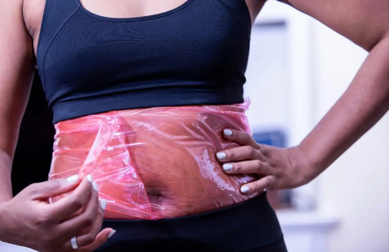 Custom Reusable PVC Sauna Sweat Belly Tummy Slimmer Belt