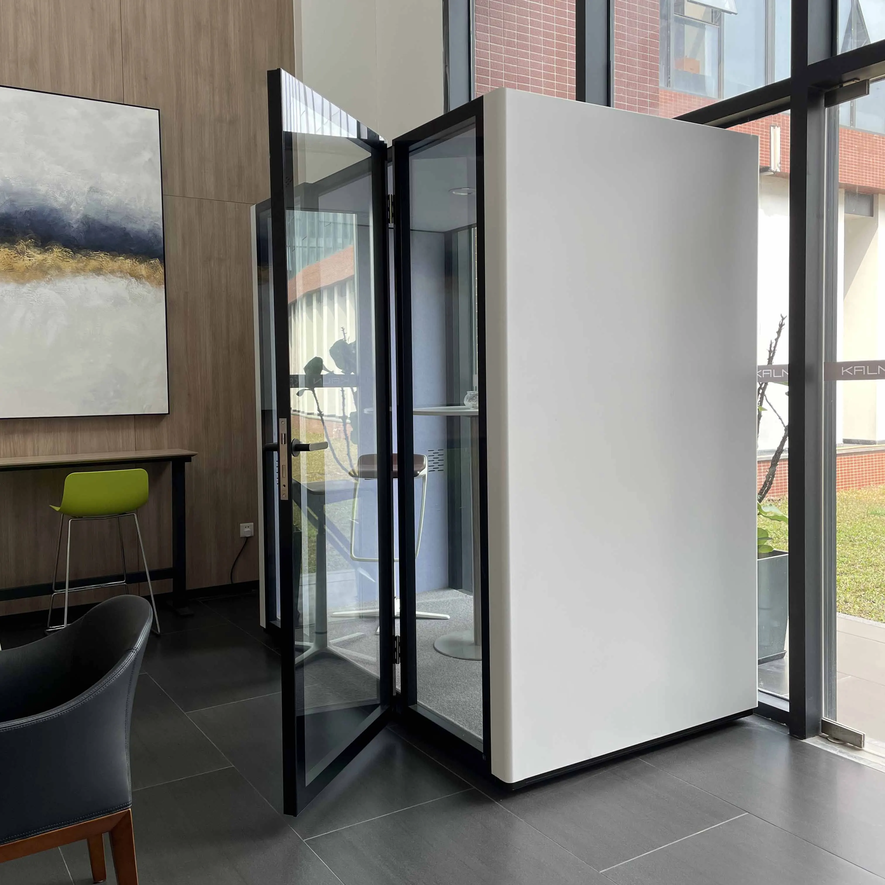 ADA Compliant Office Pod Barrier-Free Soundproof Booth with Wheelchair ...