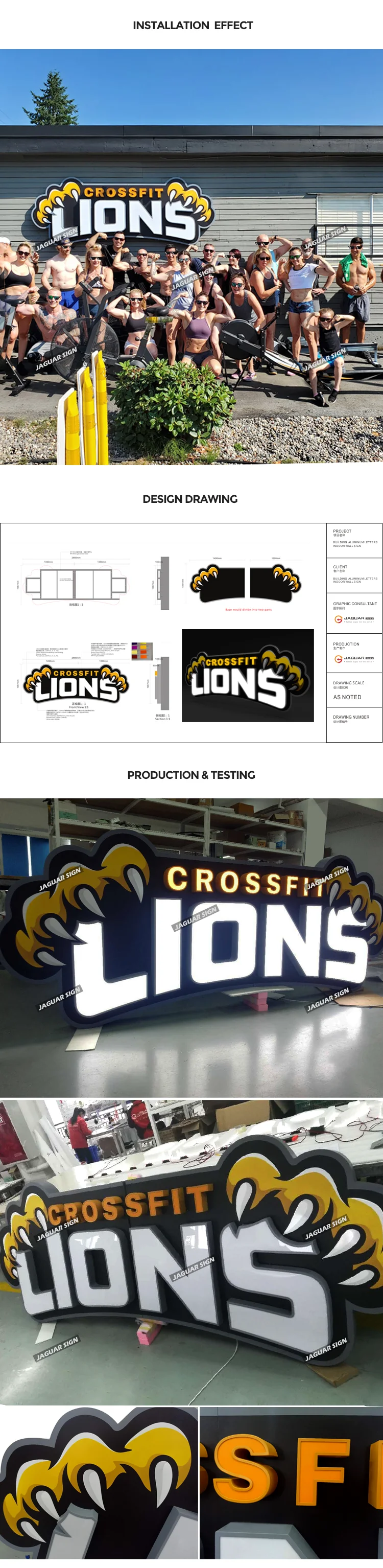 JAGUARSIGN Custom LED Store Signs - Durable & Eye-catching