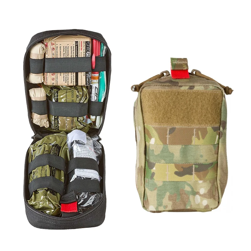 Tactical Molle Pouch Ifak Individual Trauma First Aid Kit Trauma Kit ...