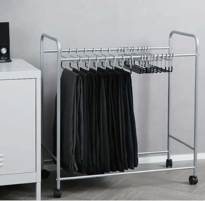 Alibaba.com: 20 Hanger Space Saver Cloth Rack with Rolling Trolley for ...