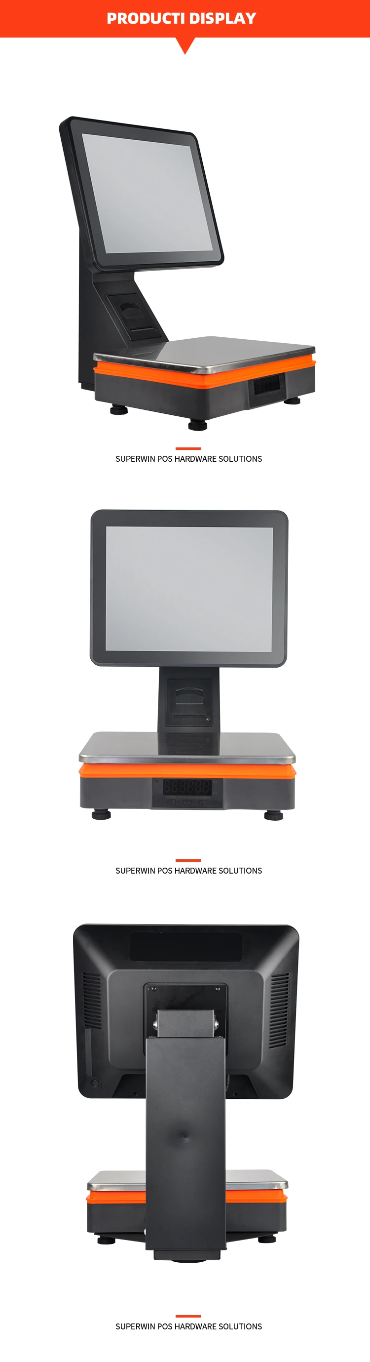 Weighing Scale Price Scale Pos Scale with Printer Pos Systems