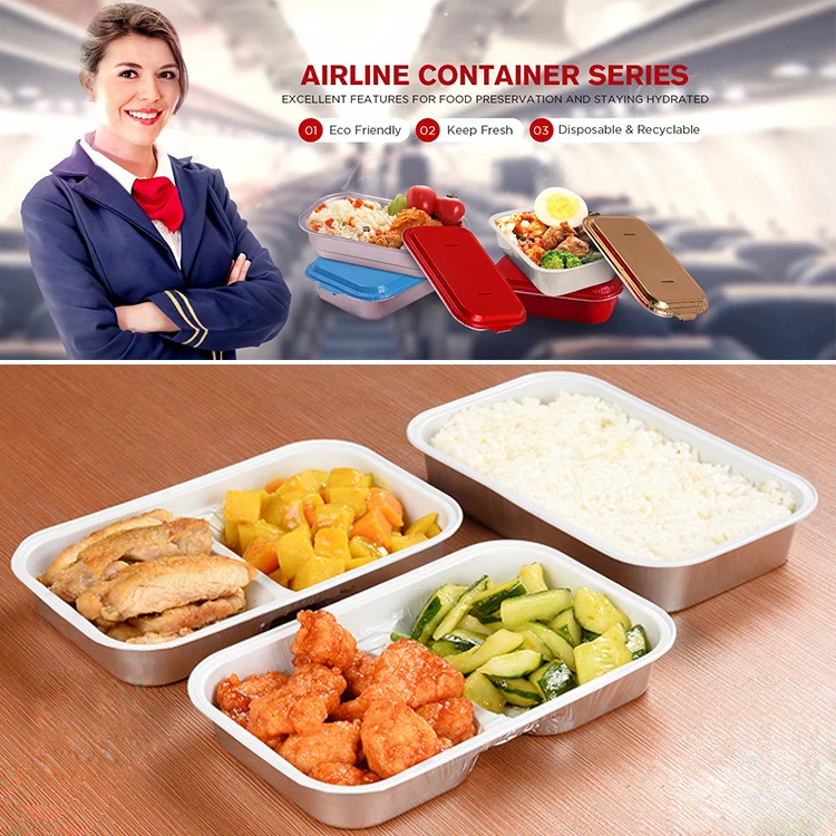 Aviation Custom Airline Meal Retort Oven Microwaveable Packing Box ...