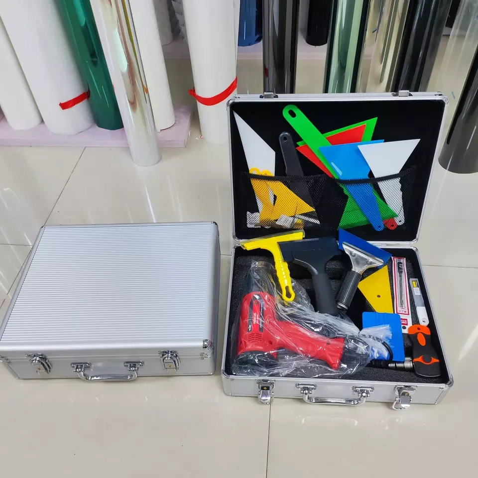 Car Film Installation Tools Set With Heat Gun Solar Window Installation ...