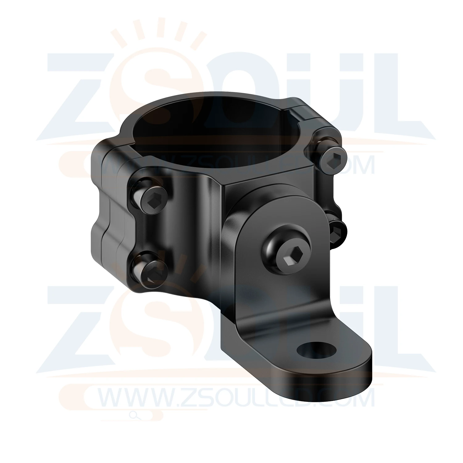 360 Degree Mounting Bracket Roll Bar Clamp 1.85 To 2 Inch For Utv Led ...