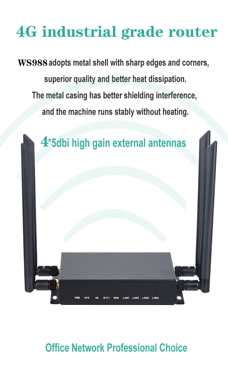 HUASIFEI 300mbps WS988 4g Router - Reliable Wi-Fi Solutions