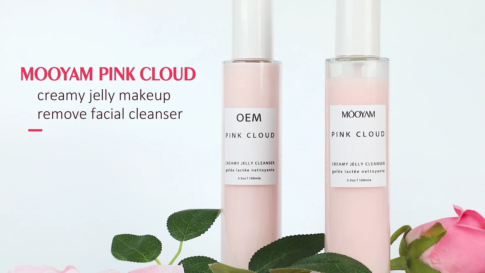 Mooyam Or Oem Private Label Face Deep Wash Natural Pink Cloud Rose ...