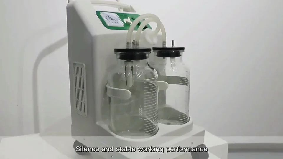 Hospital Medical Electric Portable Vacuum Aspiration Device Double ...