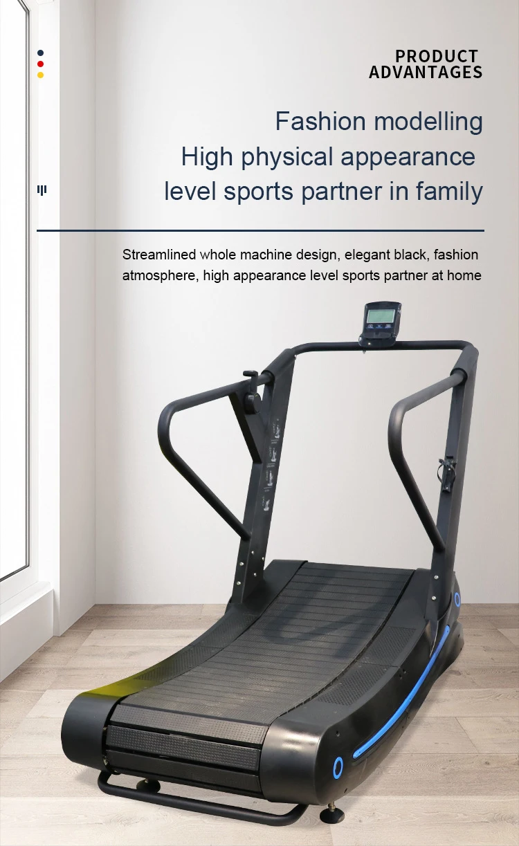 Commercial Luxury Treadmill Professional Curve Treadmill Commercial No ...