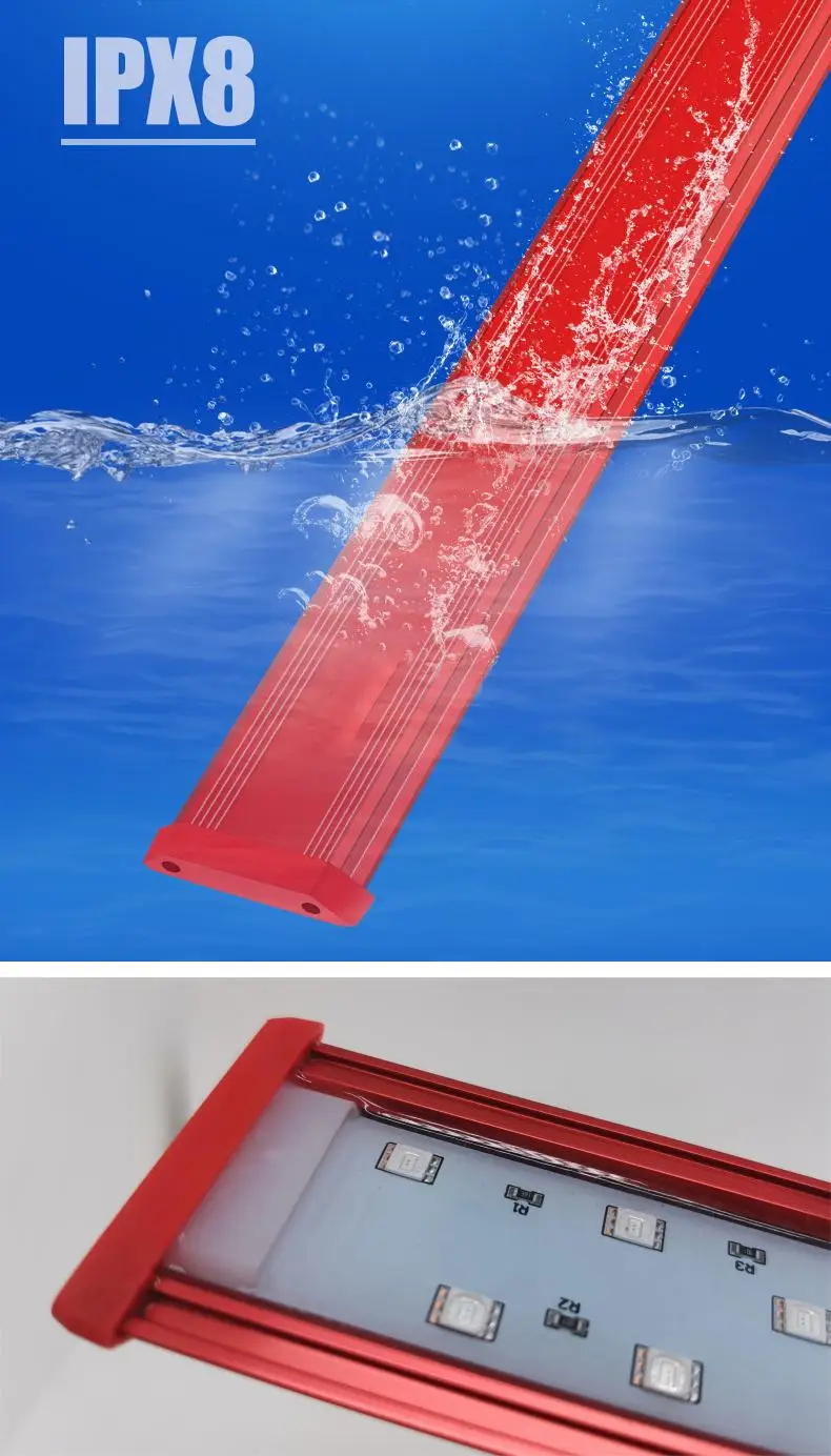 Dragonfish Special Aquarium Trichromatic Lighting Dragon Fish Lamps Red ...