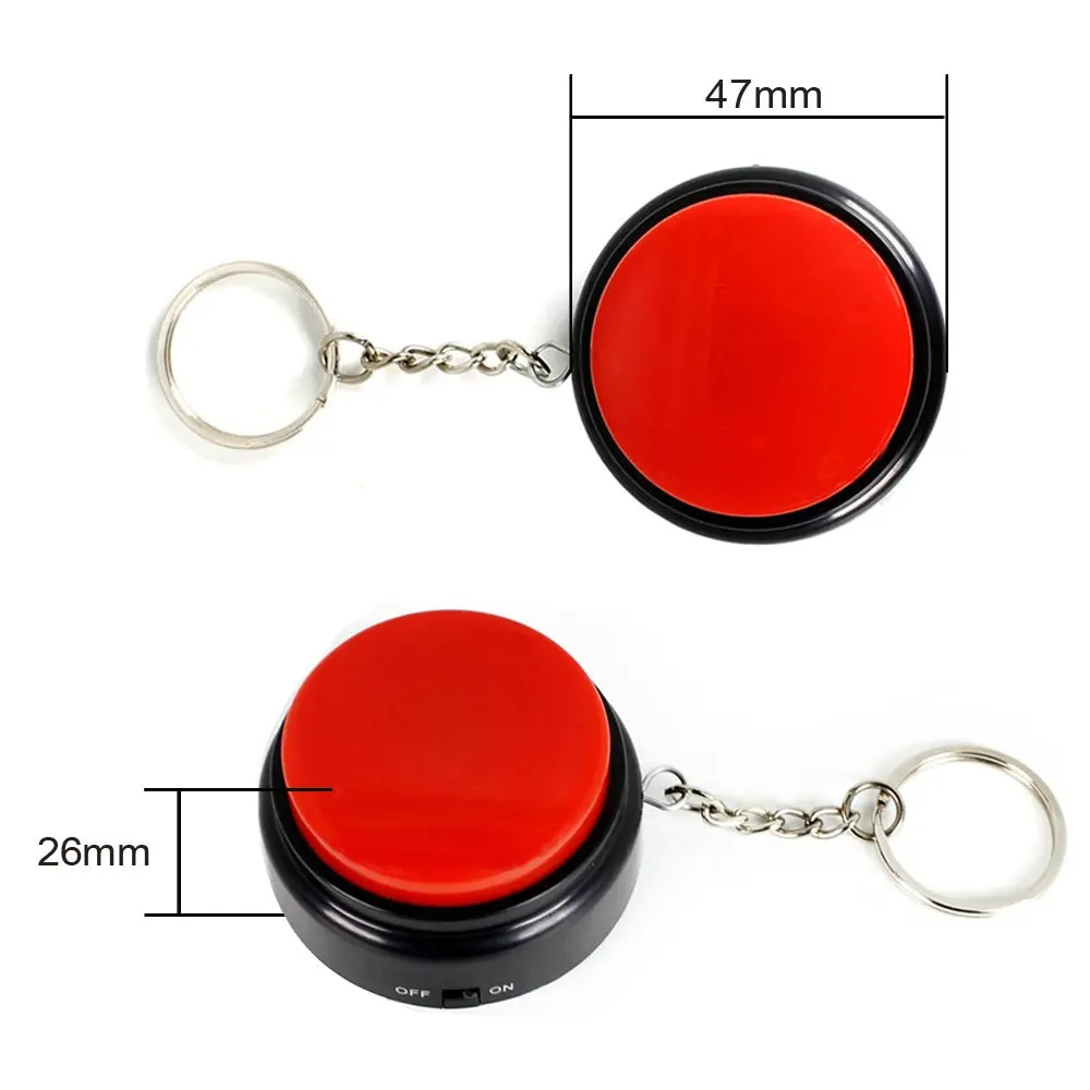 Talking Keychain with Custom Voice and Sound - Mini Voice Recorder