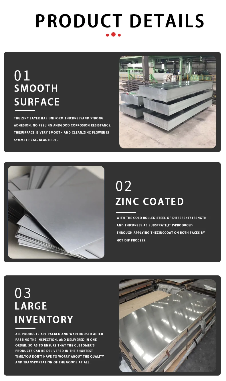 6mm Thick Galvanized Steel Sheet Metal Sheet 2mm Thick Roof Galvalume ...