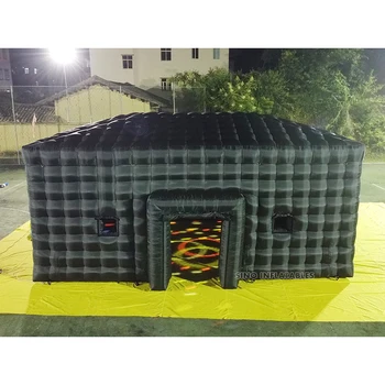 28x18ft Large Black Blow Up Inflatable Nightclub With Disco Led Light ...