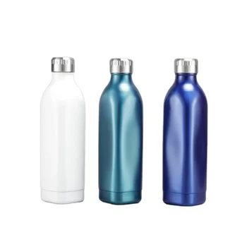 500ml Square Stainless Steel Red Wine Bottle Double Wall Vacuum ...