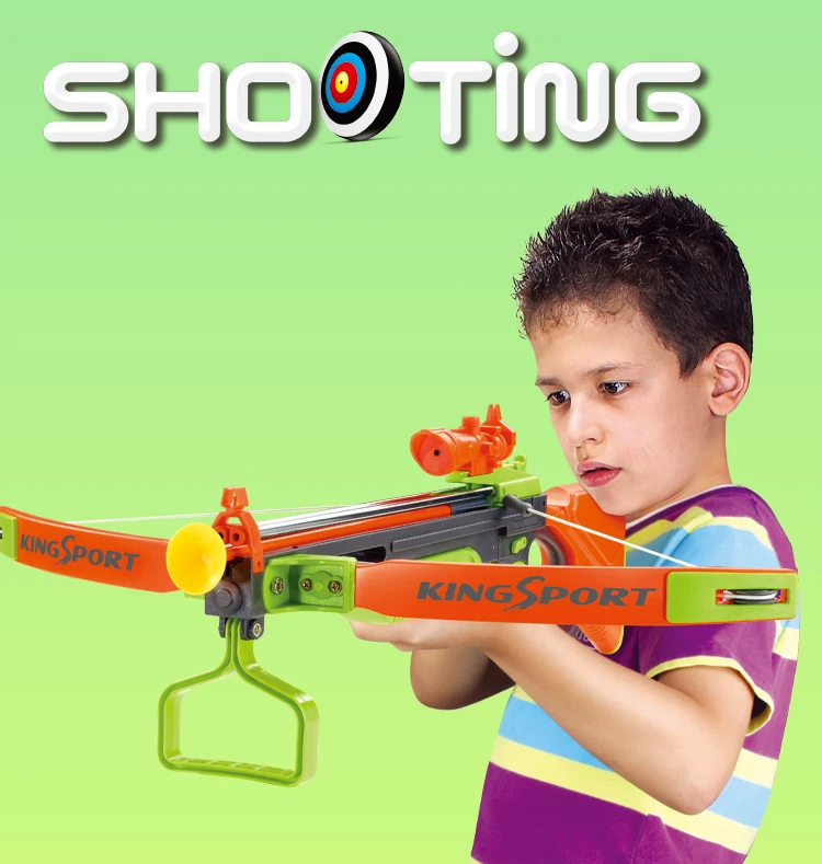 Plastic Toy Crossbow - Interactive Shooting Game for Kids