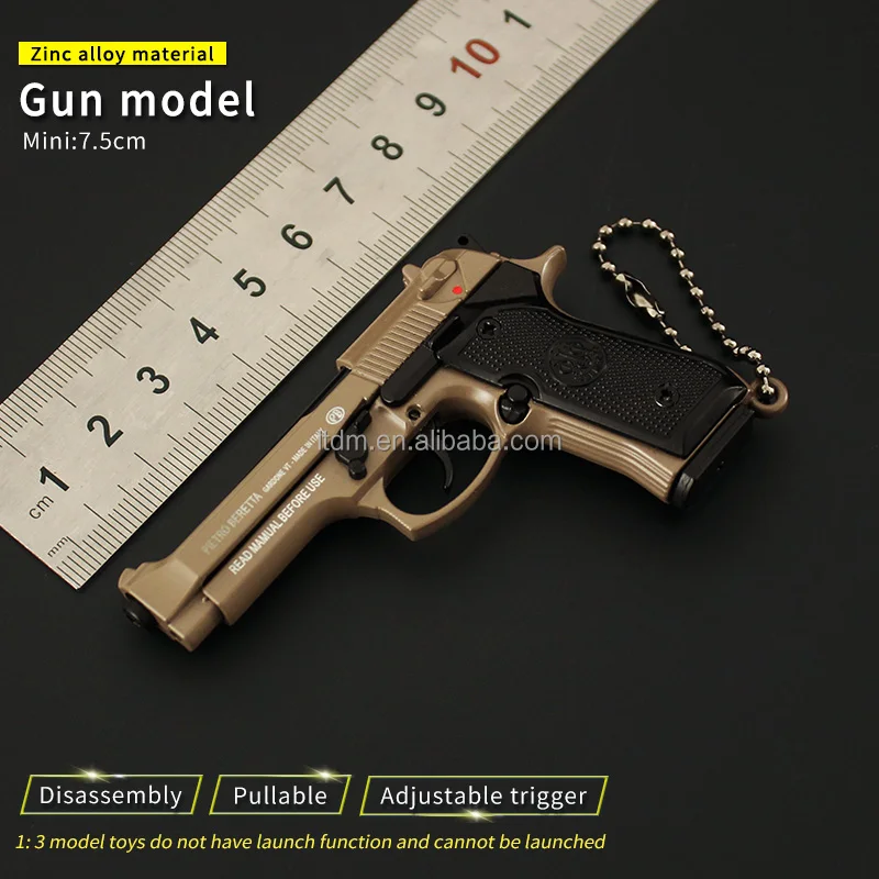 2024 Taran Tactical Pistol Metal Gun Key Chains Gift Men Eject The ...